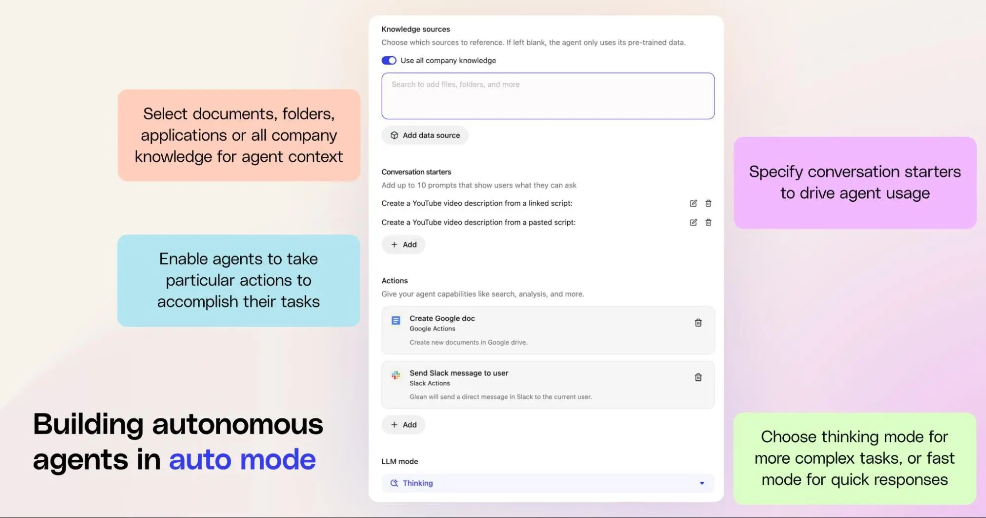 Glean Autonomous Agents: Self-evaluating with the context and security you need to automate at scale